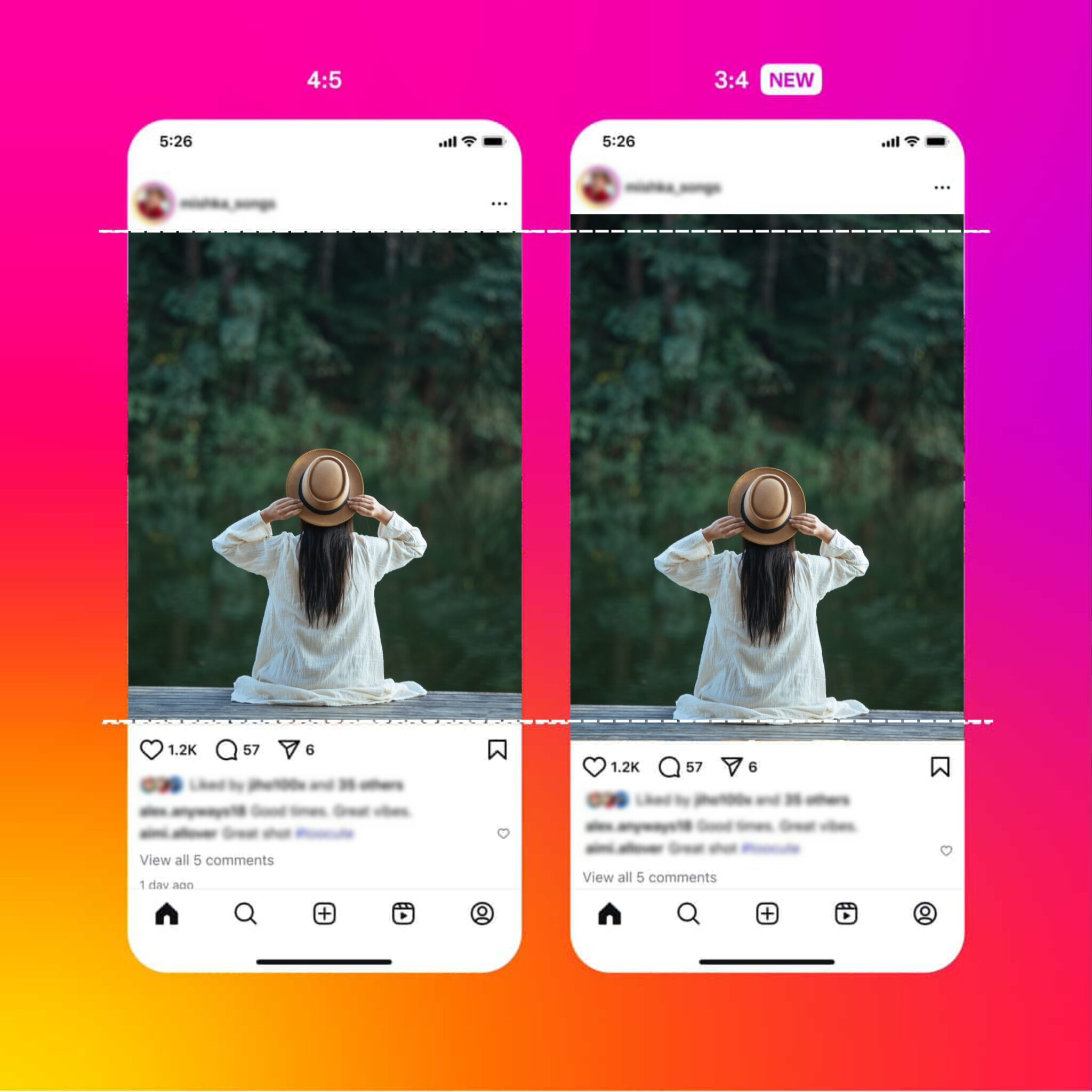 Instagram Lets Users Post in 3:4 Aspect Ratio with No Crop