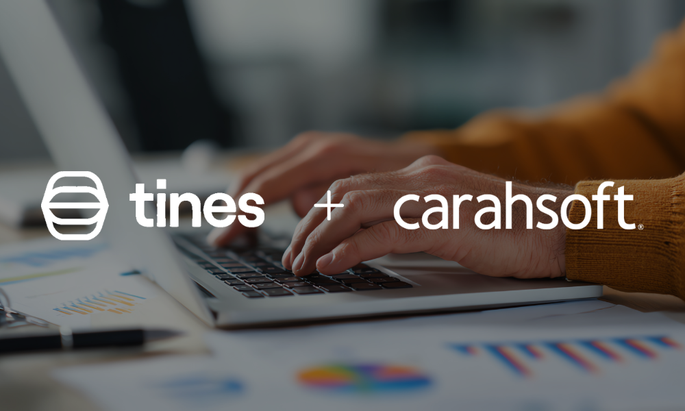 Tines and Carahsoft Partner to Deliver Intelligent Workflows