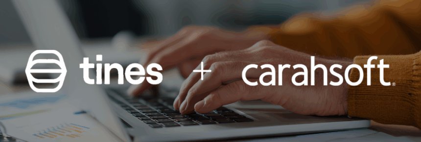 Tines and Carahsoft Partner to Deliver Intelligent Workflows
